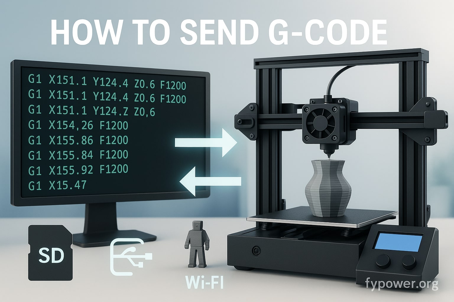 How to Send G-Code to 3D Printer | 5 Methods 2025 Guide